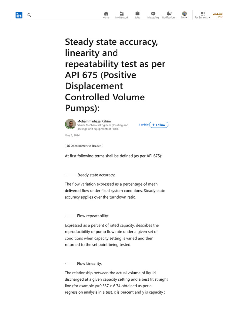 API 675 Pump Testing | PDF