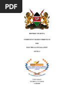 Electrical Installation Curriculum Level 4 | PDF | Matrix (Mathematics ...