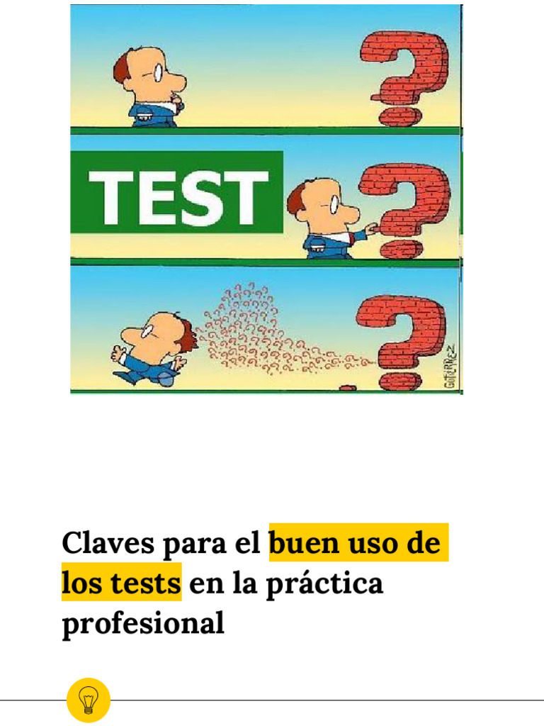 Buen Uso de Los Test COP | PDF | Validez (Estadísticas) | Psicometría