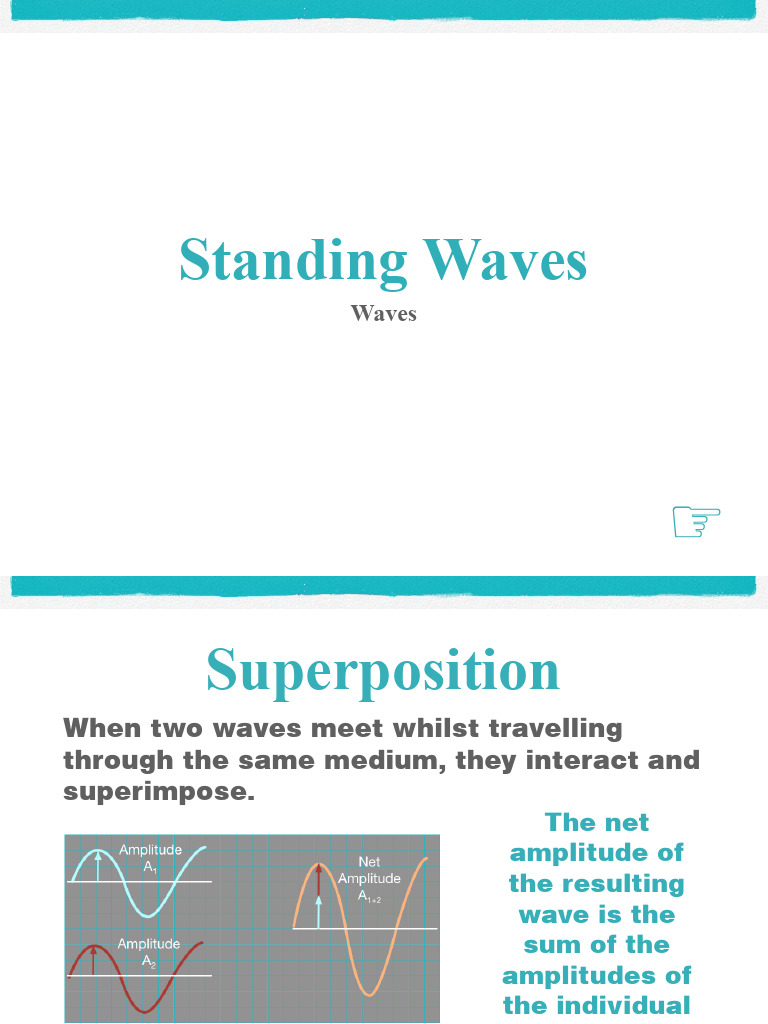 3.4 - Standing Waves - Powerpoint | PDF | Waves | Harmonic