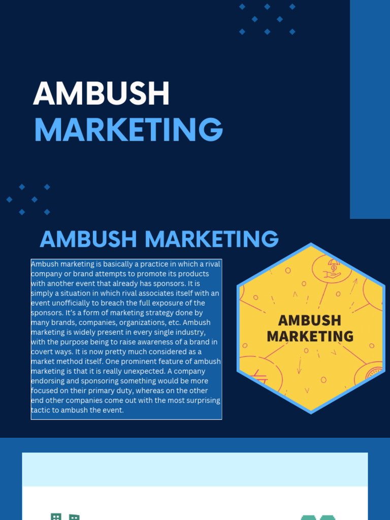 Ambush marketing | PDF | Marketing | Promotion And Marketing Communications