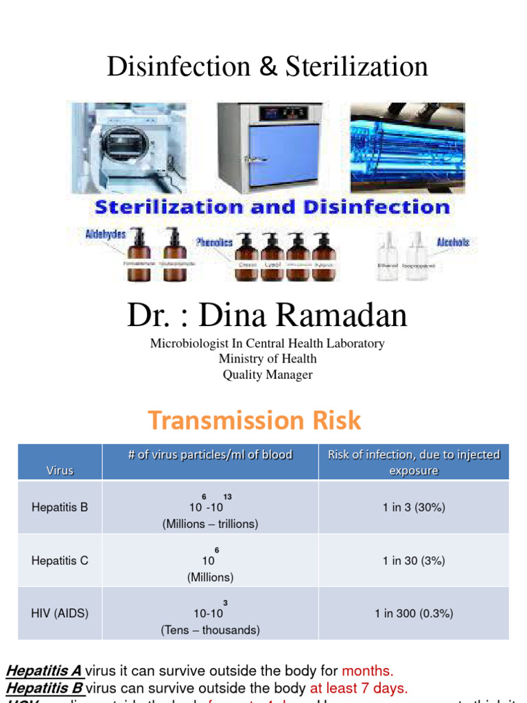 Disinfection | Download Free PDF | Sterilization (Microbiology ...