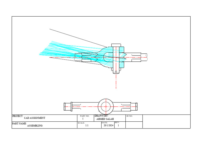 CAD Assignment: Assembling Part 5 | PDF
