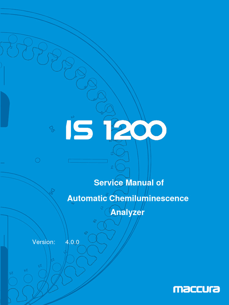 Is 1200 Plus2 - Service Manual | PDF | Immunoassay | Calibration