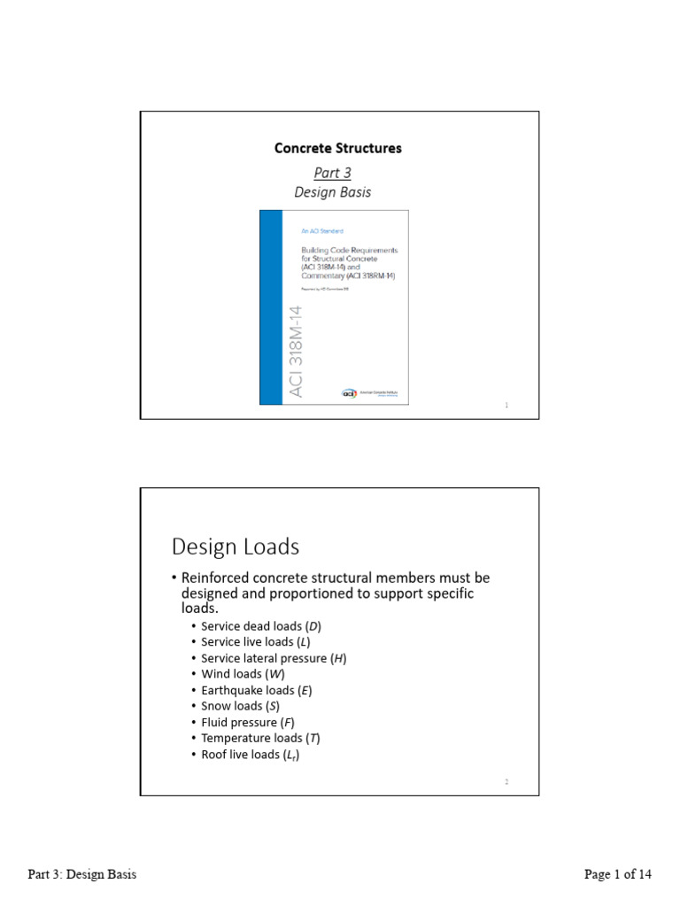 Part 3-Design Basis | Download Free PDF | Structural Load | Materials