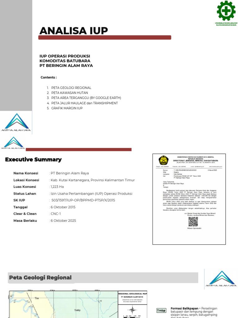 IUP Analysis for PT Beringin Alam Raya | PDF