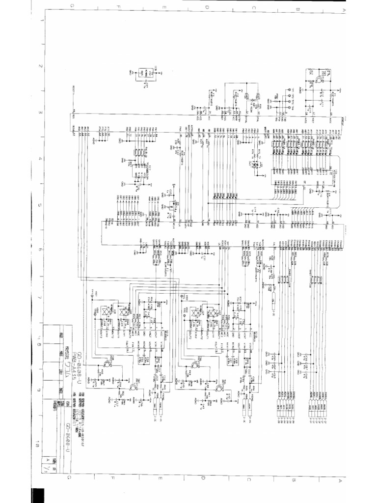Wacom Graphic Gd-0608-U Tablet Schematic | PDF