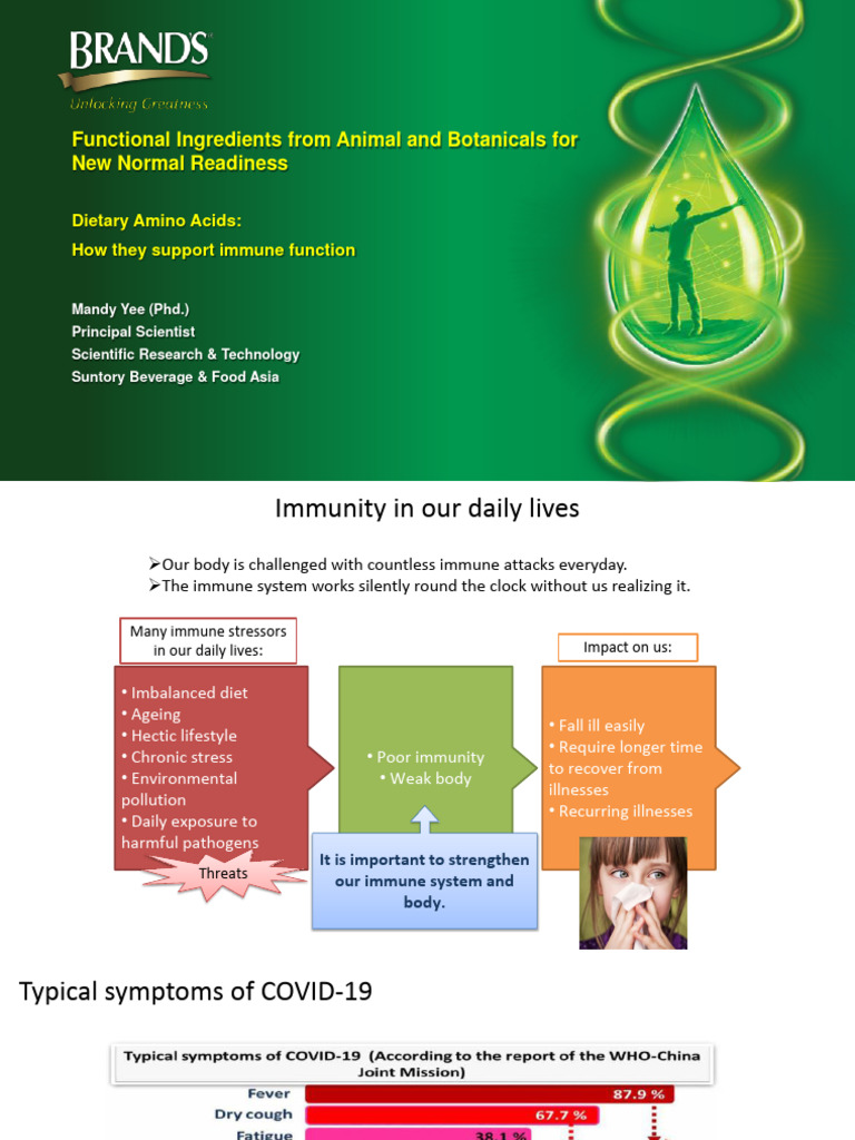 Dietary Amino Acids How They Support Immune Function 10sep2021 Pdf Immune System