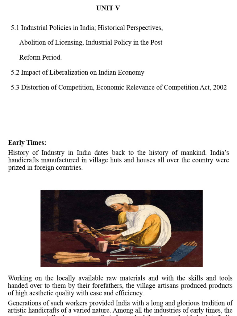 UNIT-V | PDF | Business | Economies