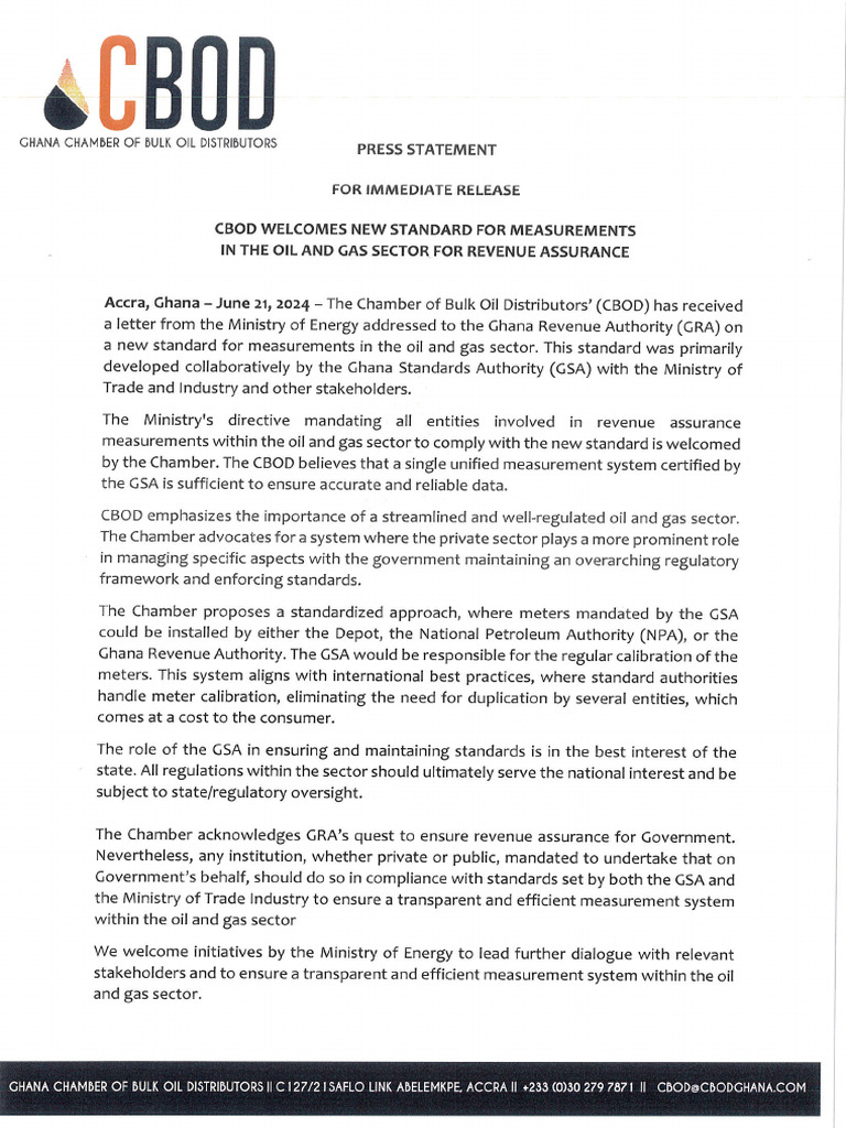 Press Statement 2 - New Standards - 240625 - 155726 | PDF