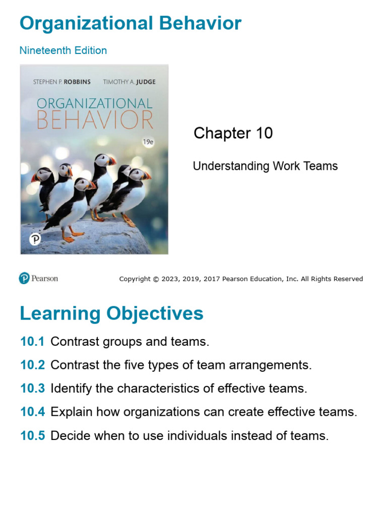 10 Understanding Work Teams | Download Free PDF | Leadership ...