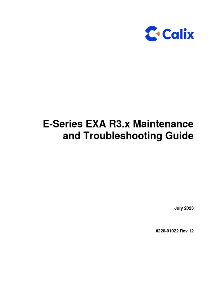E7 EXA Maint Troubleshooting | PDF | Digital Subscriber Line | Ethernet