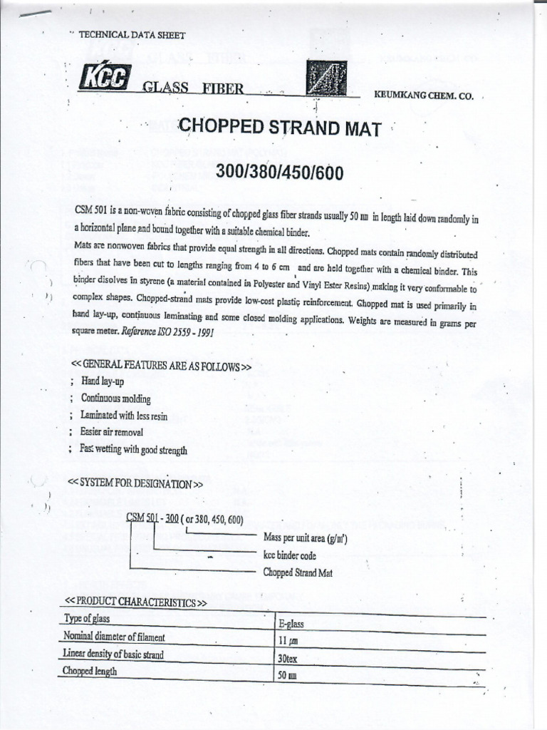 TDS - Fiber 300 & 450 | PDF