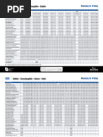 Timetable Bus 100X | PDF | Dublin | Bus Transport