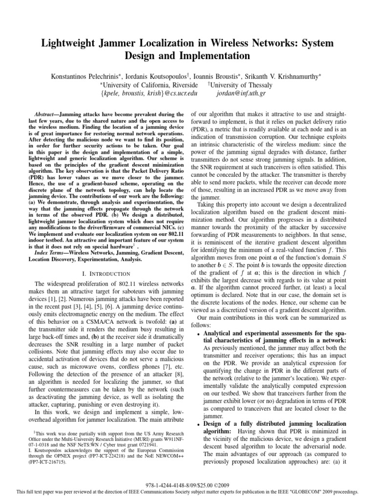 jammer | Download Free PDF | Routing | Computer Network