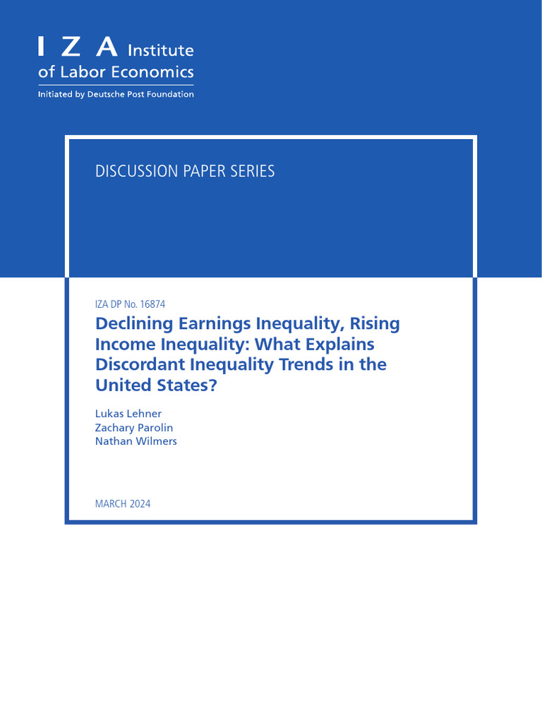 Household Income Inequality | PDF | Economic Inequality | Discrimination & Race Relations