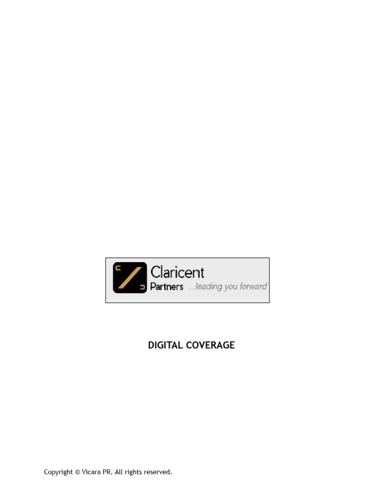 Claricent Partners - Coverage Report - The Economic Times | PDF ...