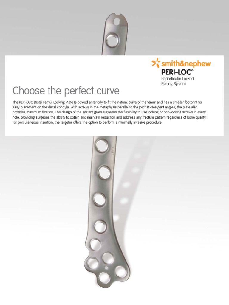 Peri Loc Femur Distal BROCHURE | PDF | Screw