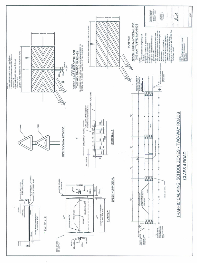 Speed Hump Details | PDF