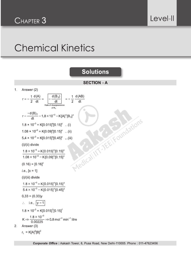 CLS MED 24 25 XII Che Package 1 Level 2 Chapter 3 | PDF