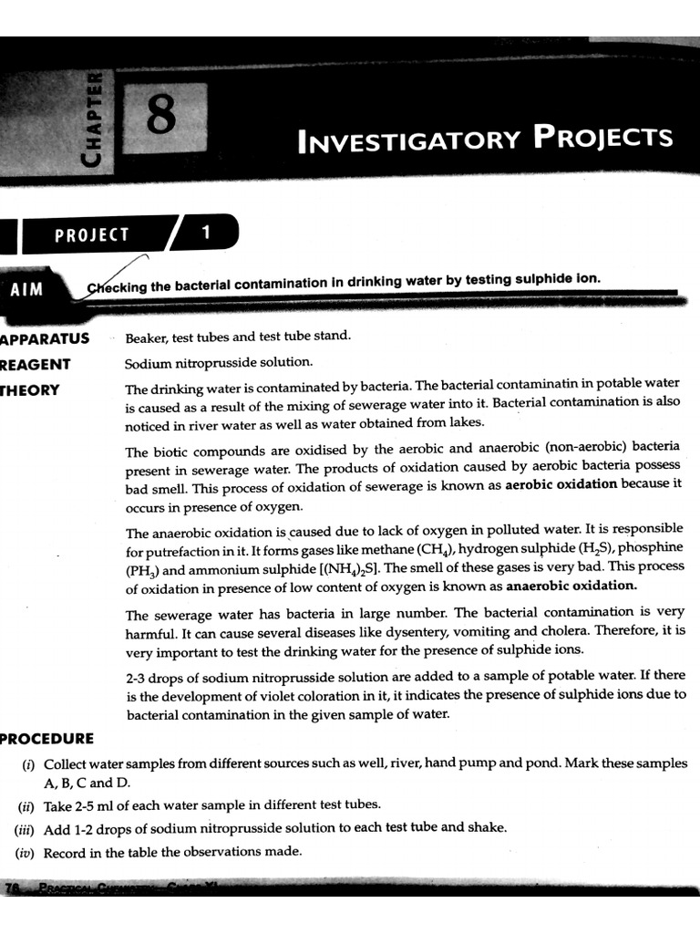 XI Investigatory Project | PDF