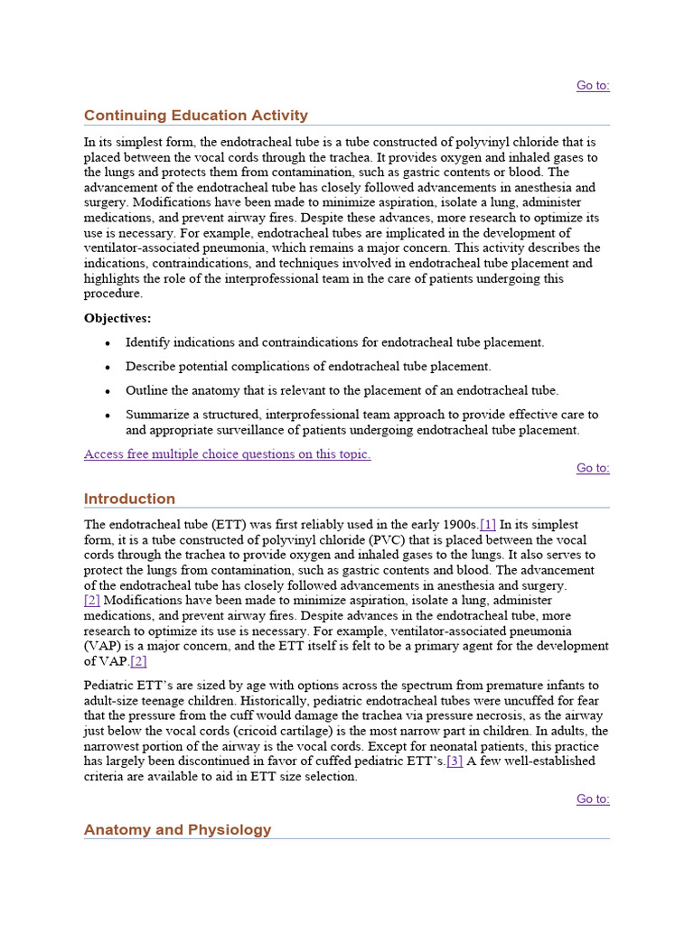 Continuing Education Activity: Objectives | PDF | Clinical Medicine | Medicine