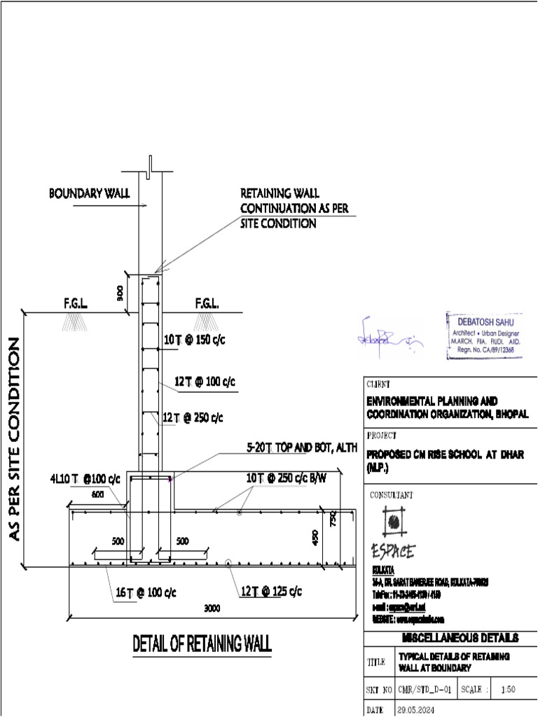 Retaining Wall | PDF