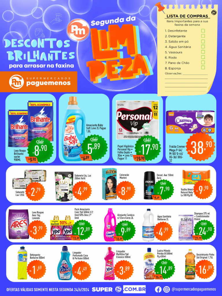 Tabloide Limpeza Rede | PDF