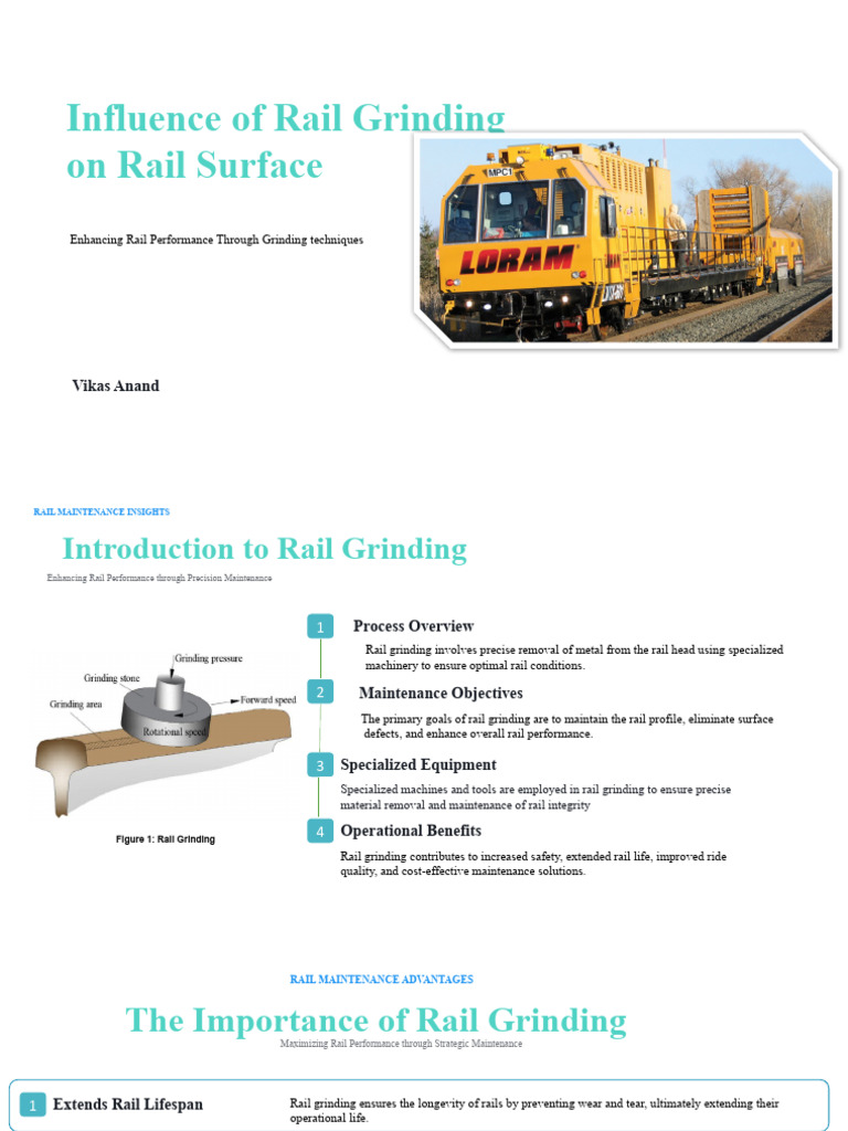 Influence of Rail Grinding | PDF | Rail Transport