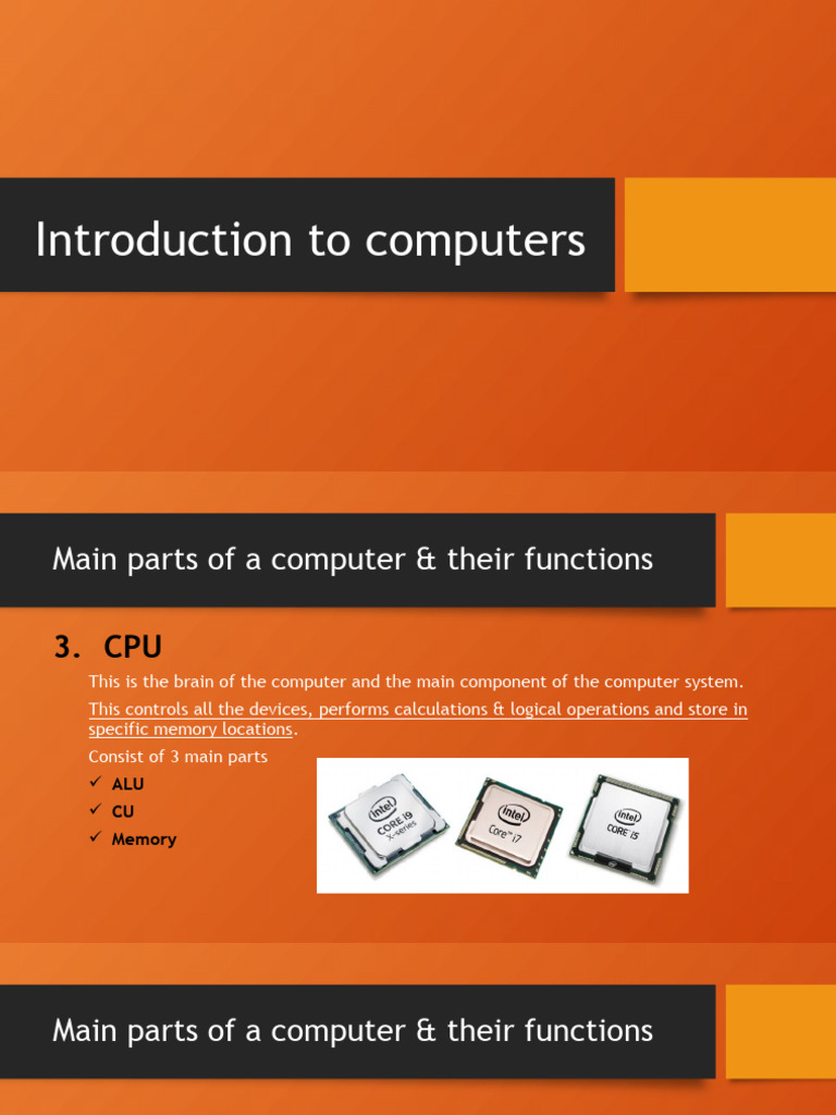 Introduction To Computers - Part 2 | PDF