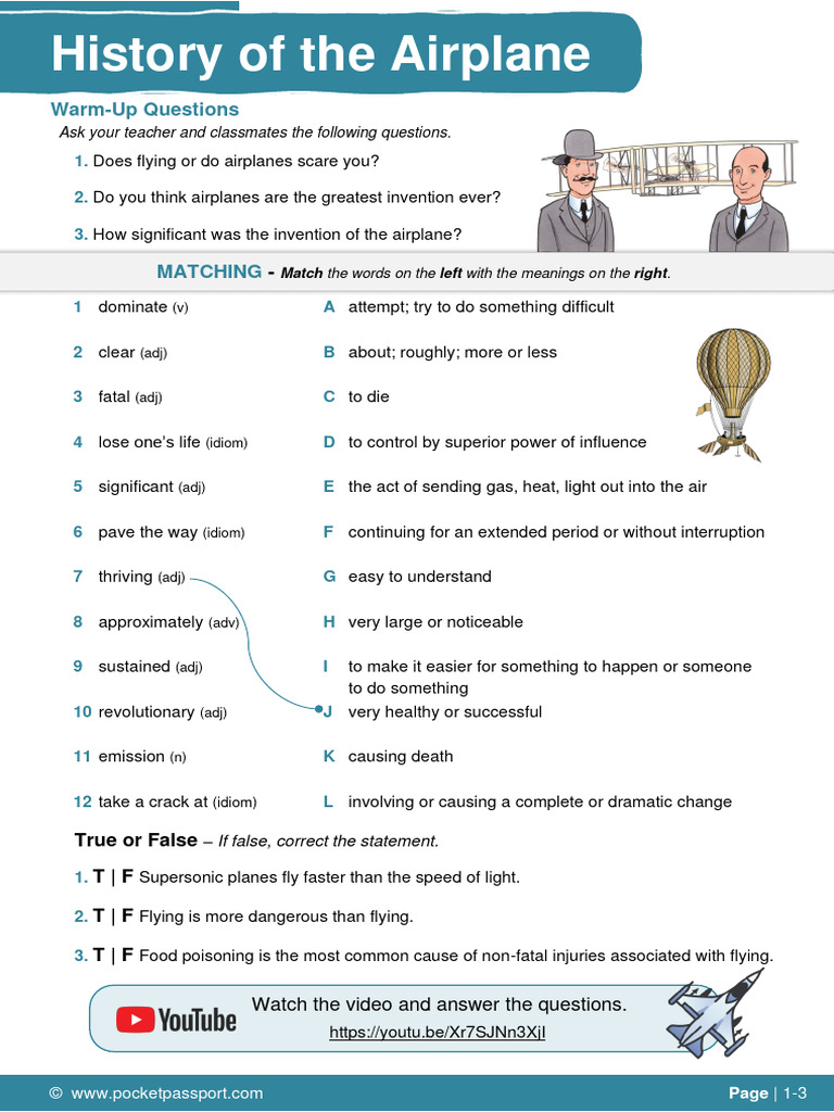 Airplanehistoryisl | PDF | Wright Brothers | Airplane