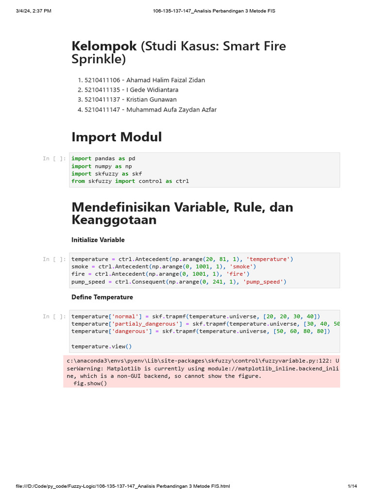 106-135-137-147_Analisis Perbandingan 3 Metode FIS | PDF | Fuzzy Logic | Artificial Intelligence
