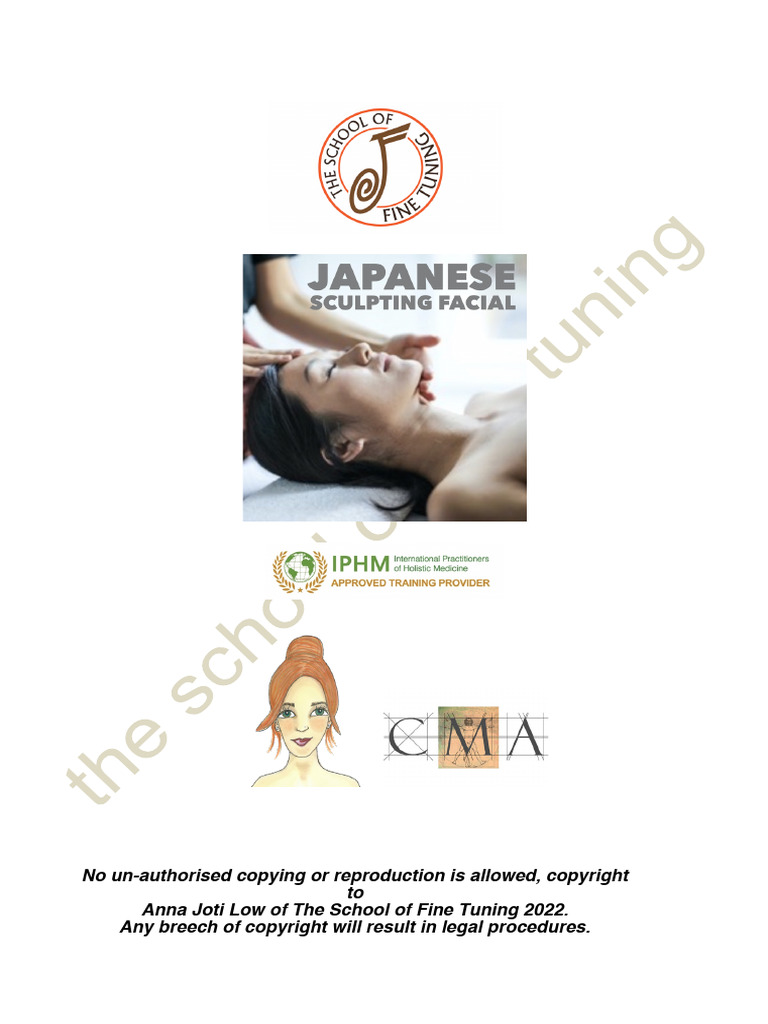 Japanese Sculpting Facial 9 | PDF | Human Nose | Massage