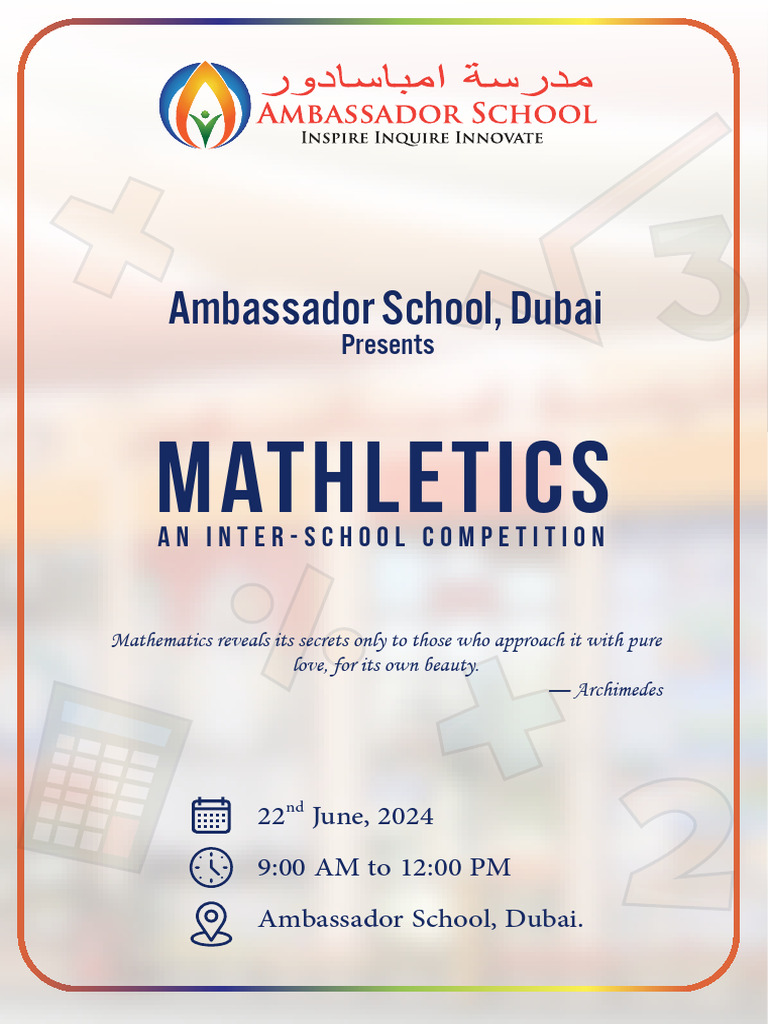 ASD Mathletics Interschool Competition June 2024 | PDF | Mathematics ...