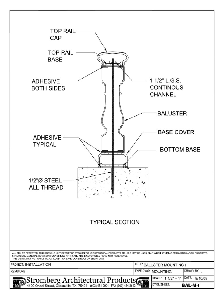Baluster Mounting I | PDF