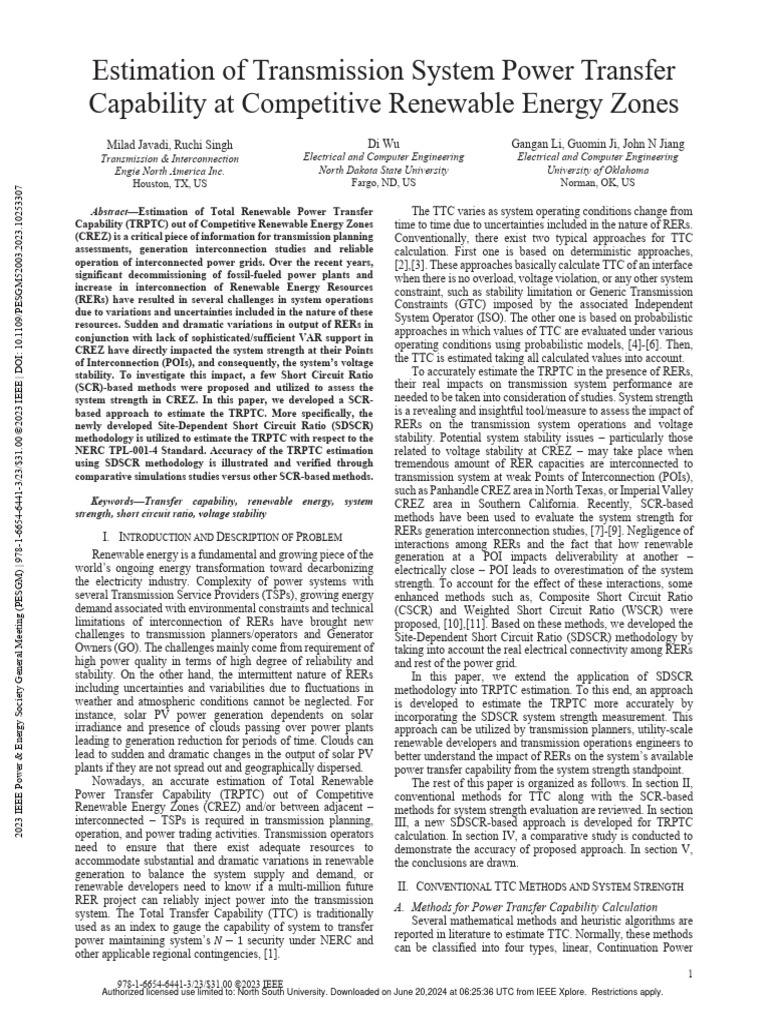 Estimation_of_Transmission_System_Power_Transfer_Capability_at ... Estimation_of_Transmission_System_Power_Transfer_Capability_at ...