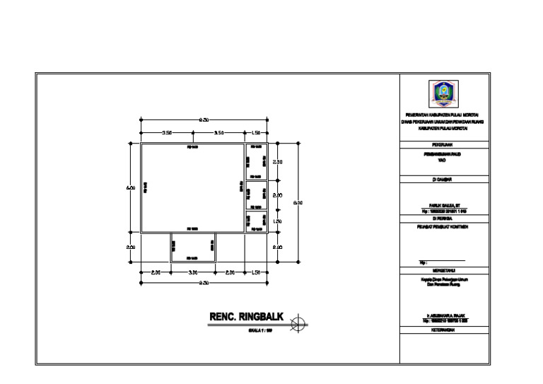 PAUD RENCANA RINGBALK-Model | PDF