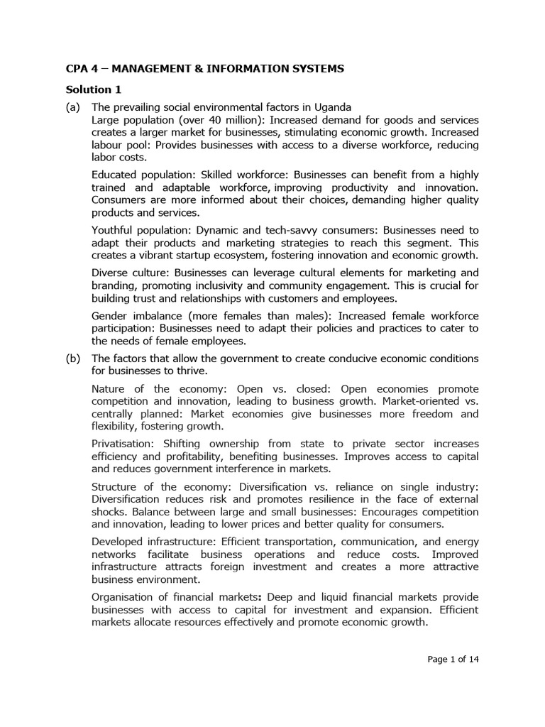 CPA Paper 4 November 2023 Solutions | PDF | Cloud Computing | Big Data