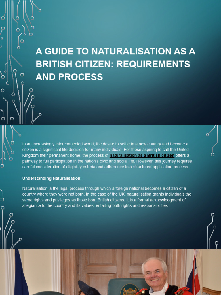 A Guide To Naturalisation As A British Citizen | PDF | Naturalization ...