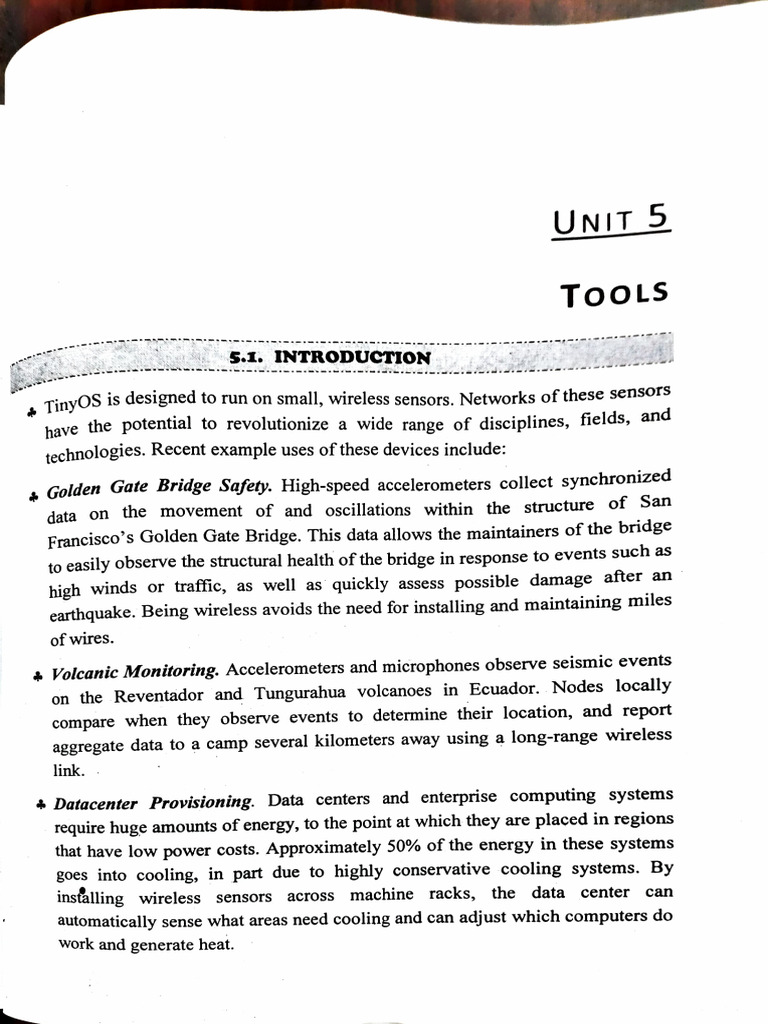 WSN Unit 05 | PDF | Wireless Sensor Network | Operating System