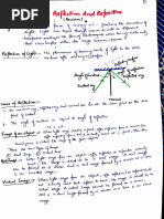 Ray Optics Formula Sheet | PDF