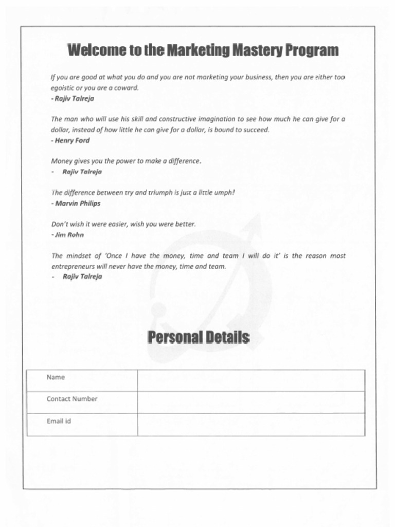 Marketing STR | PDF