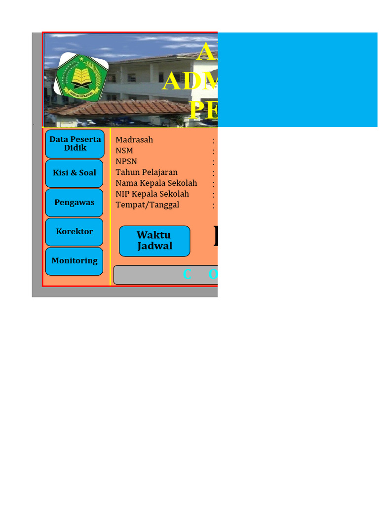 Kartu Peserta Ujian MTS Assa'adah 2022 | PDF