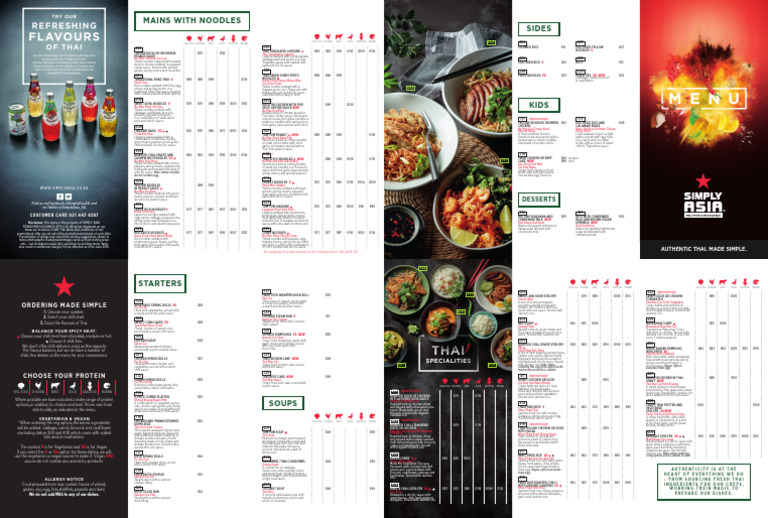 Simply Asia TakeAway Thai Menu | PDF | Thai Cuisine | Dumpling