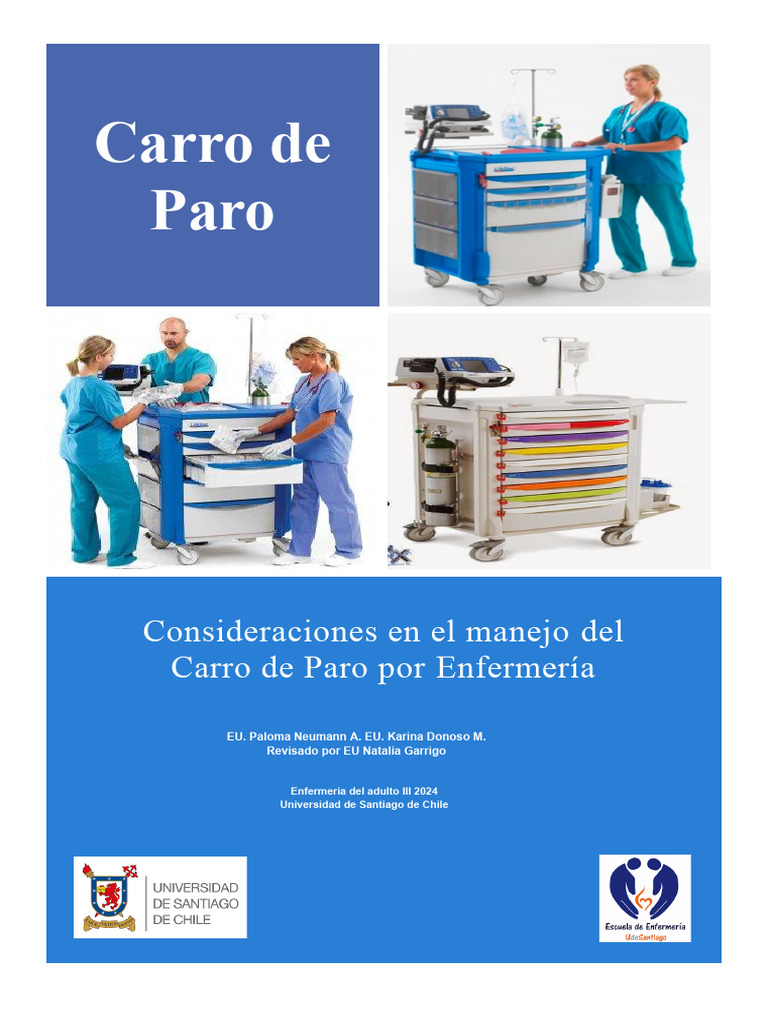 Guía Aprendizaje Carro de Paro 2024 | PDF | Medicina CLINICA | Medicina