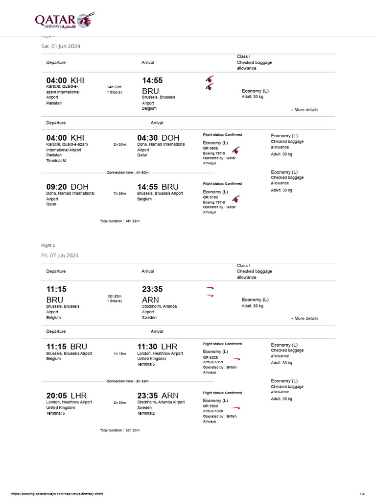 Muhammad Danish - Qatar Airways | PDF | Transport | Aviation