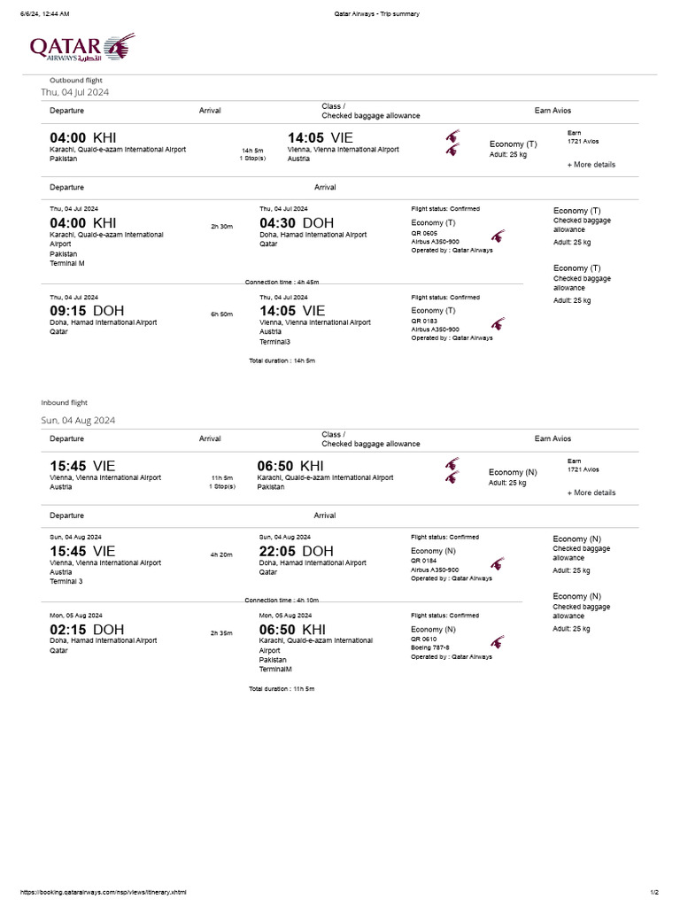 Ahmed Aafaq - Trip Summary | PDF | Fee | Airport