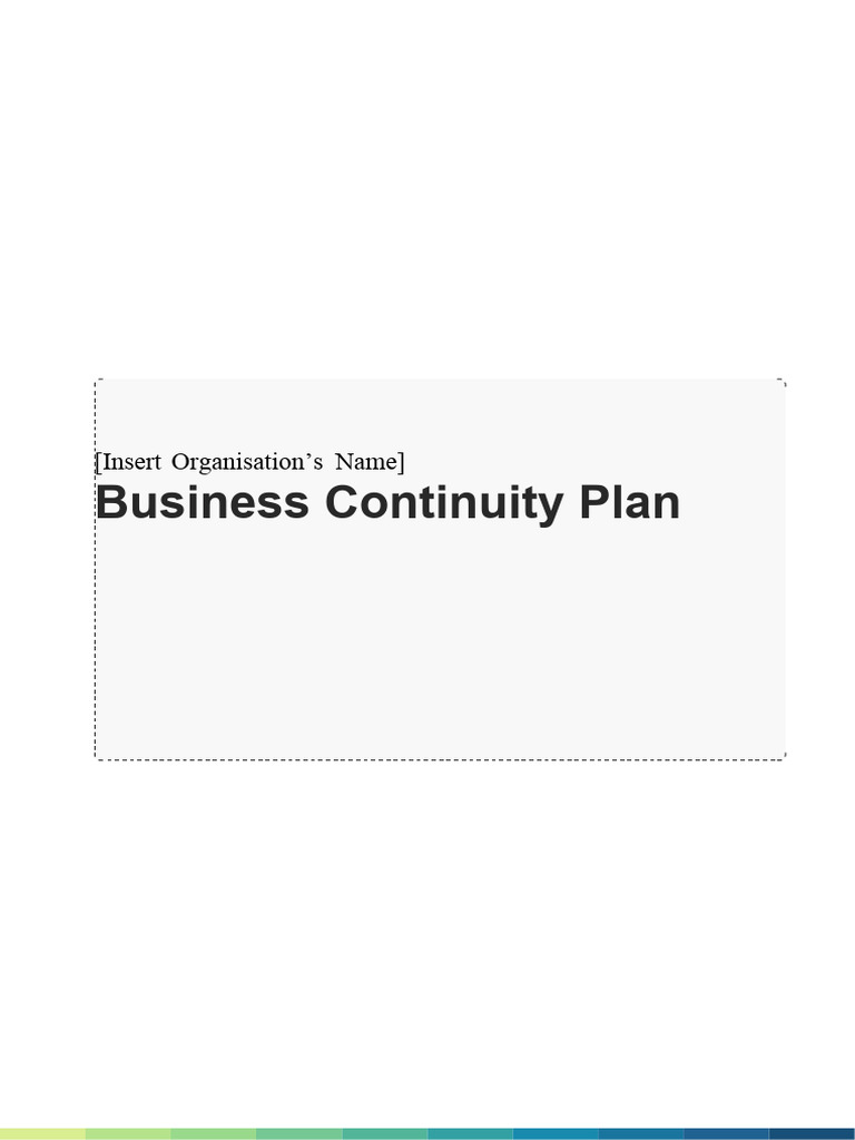 Business Continuity Plan Template | PDF | Internet | Computing