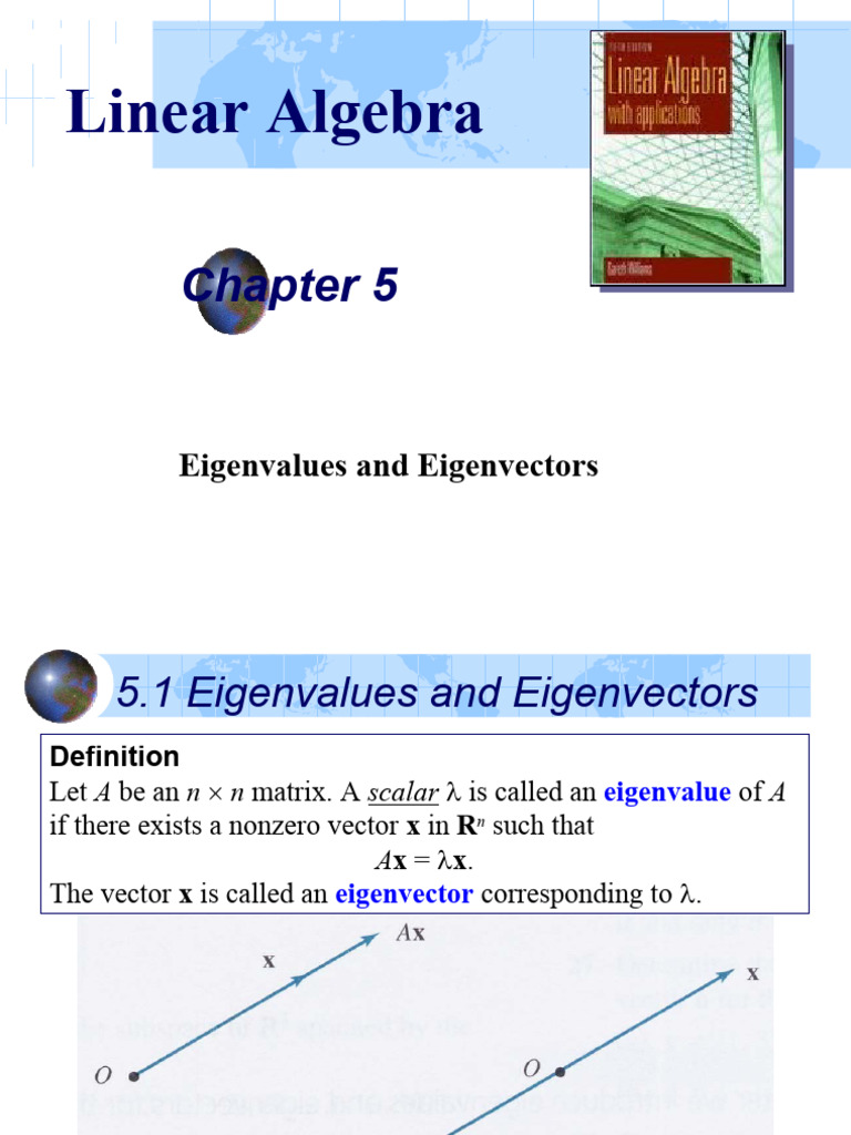 Mat 223 Ch5-Eigenvalues | PDF | Eigenvalues And Eigenvectors | Matrix (Mathematics)