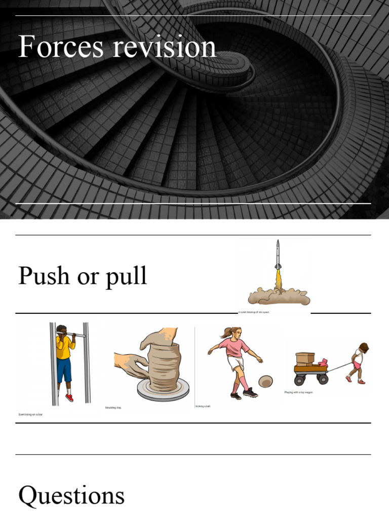 Forces Revision | PDF | Force | Acceleration